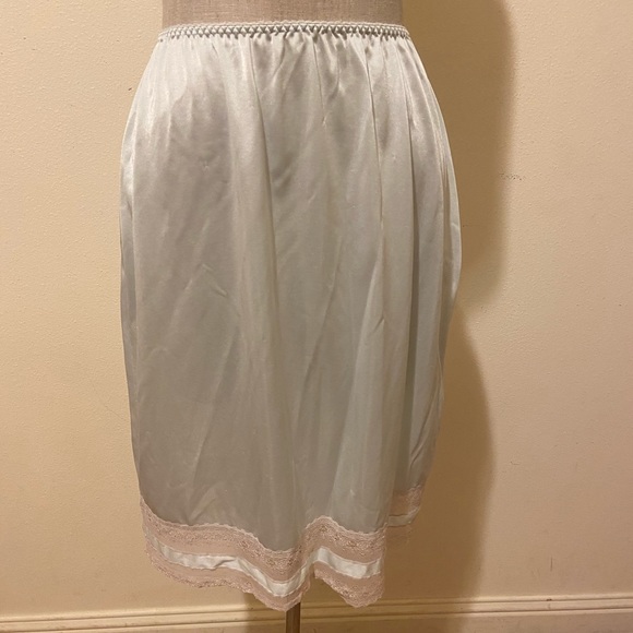 Vintage | Intimates & Sleepwear | Vintage Baby Blue Half Slip | Poshmark